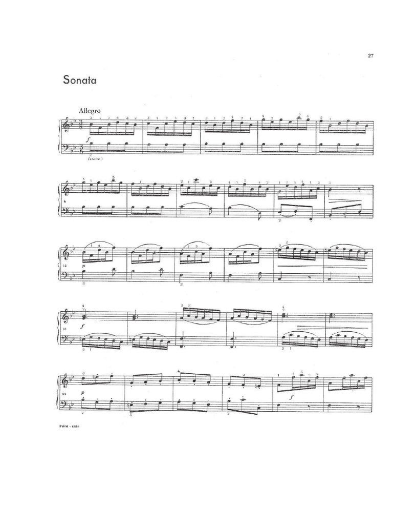 Cimarosa Sonatas | PDF