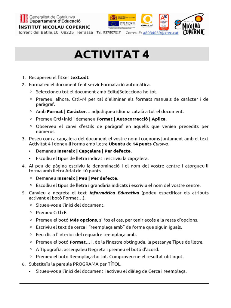 Activitat 4 | PDF