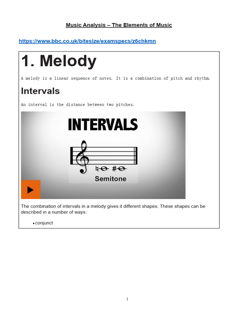 Music Analysis - Elements of Music | PDF | Chord (Music) | Tempo