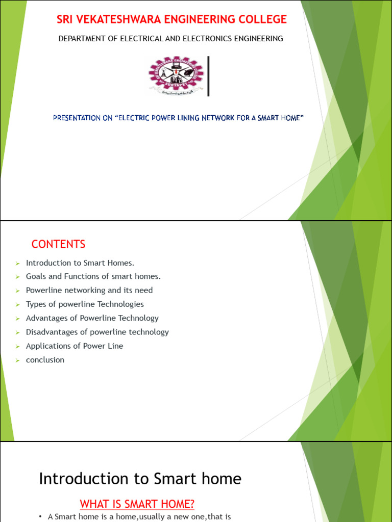 Power Line Networking For A Smart Home | PDF | Home Automation ...