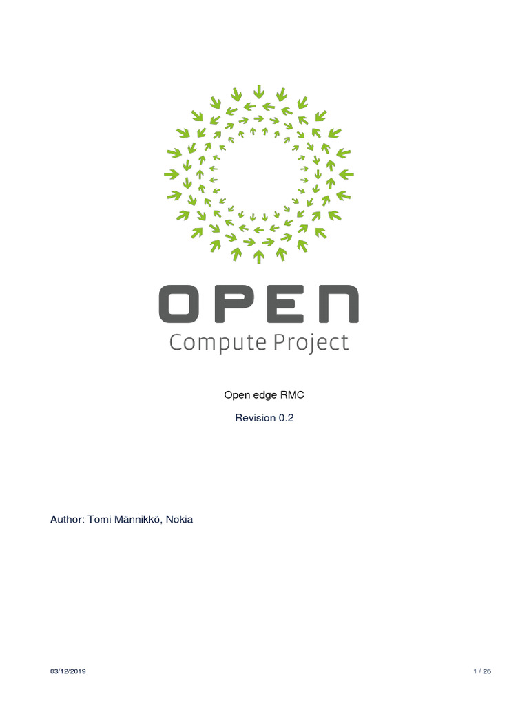 Open Edge RMC Ocp Contribution v0 2 2 PDF | PDF | Electrical Engineering | Computer Hardware