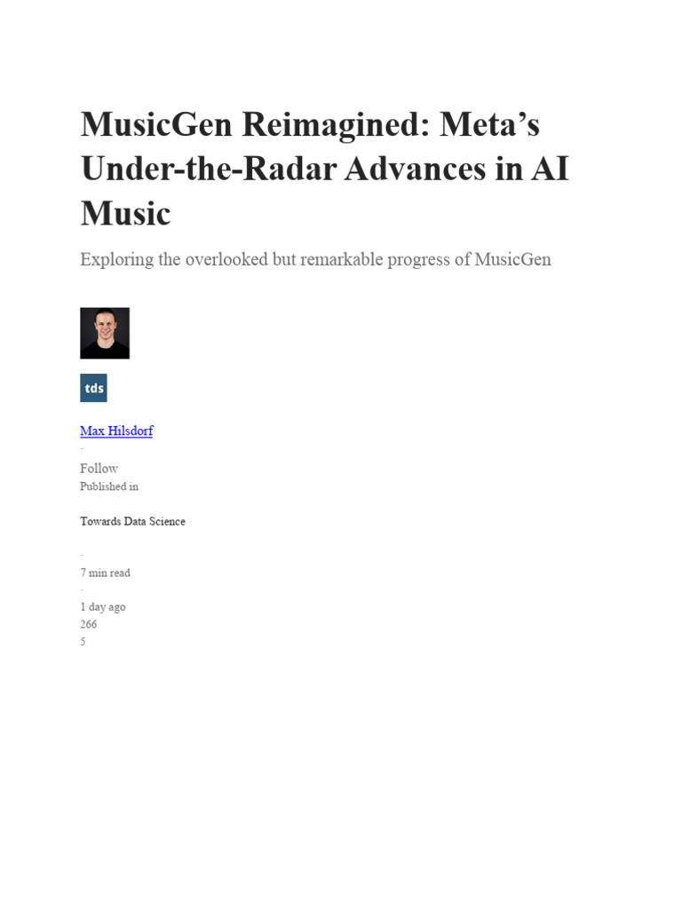 MusicGen Reimagined | PDF | Data Compression | Codec