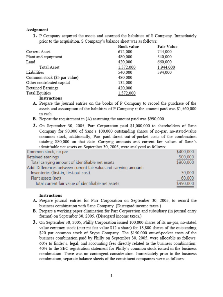 Advance Assignment | Download Free PDF | Balance Sheet | Equity (Finance)