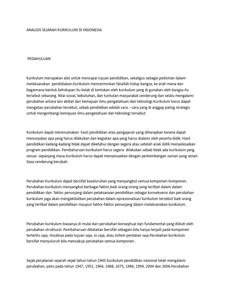 Analisis Sejara | PDF