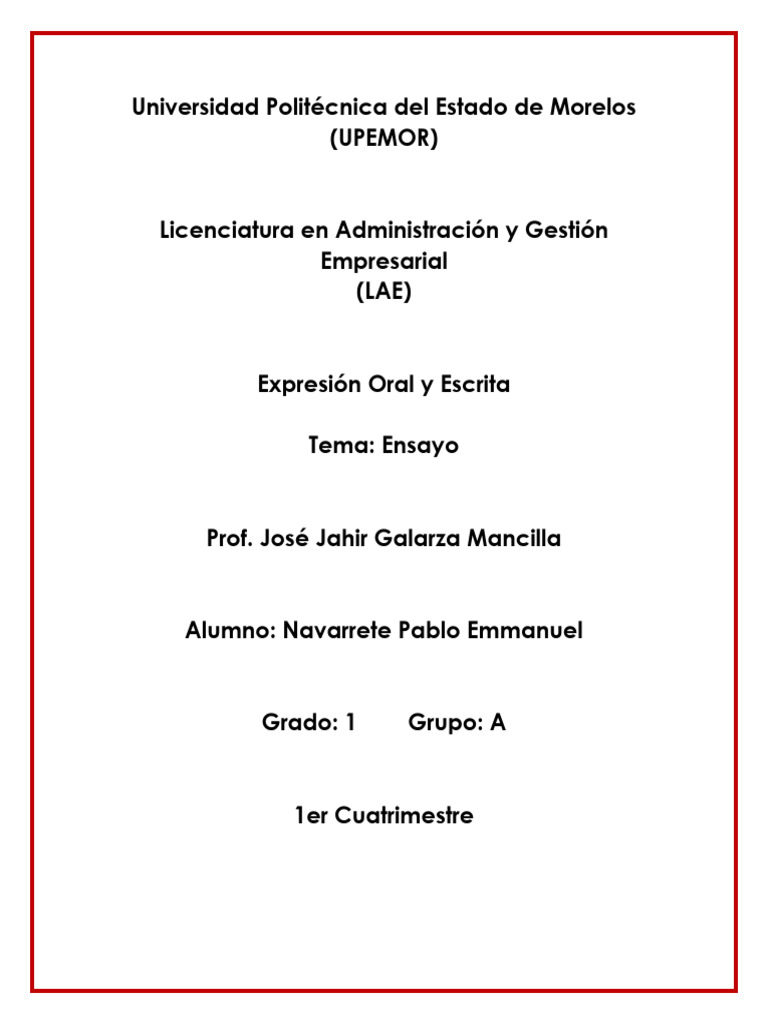 T4 Ensayounidad1 NPE | PDF | Verbo | Sustantivo