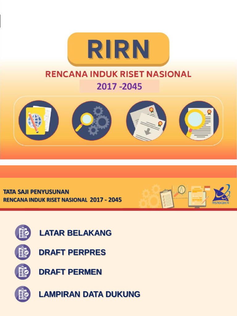 Rencana Induk Riset Nasional 2017 2045 | PDF