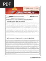 Big Book Response Sheet | PDF | Self-Improvement