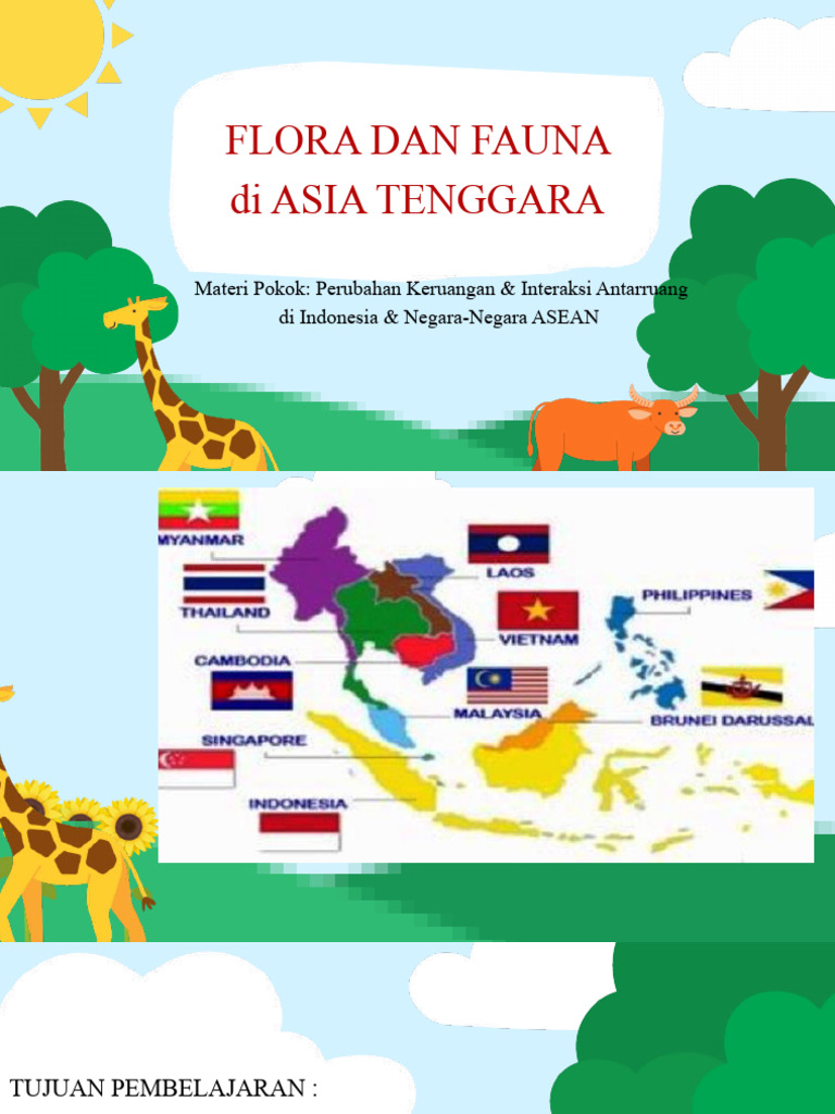 Persebaran Flora Fauna Asia Tenggara | PDF | Griya & Taman | Sains & Matematika