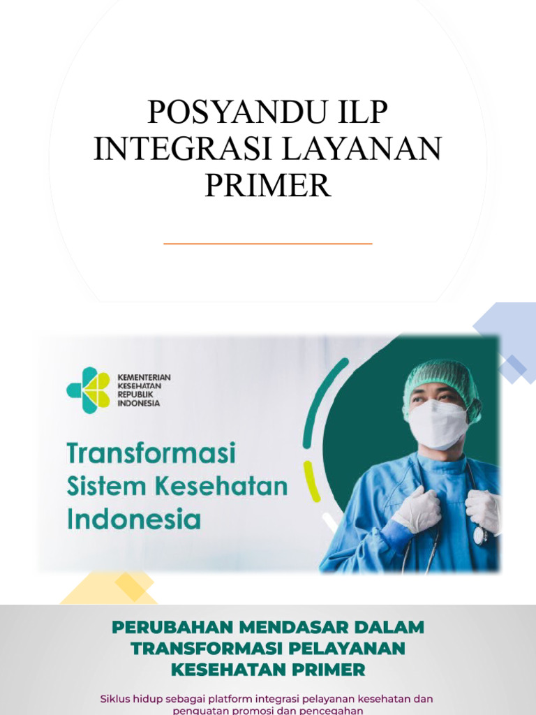 Posyandu Integrasi Layanan Primer (ILP) | PDF