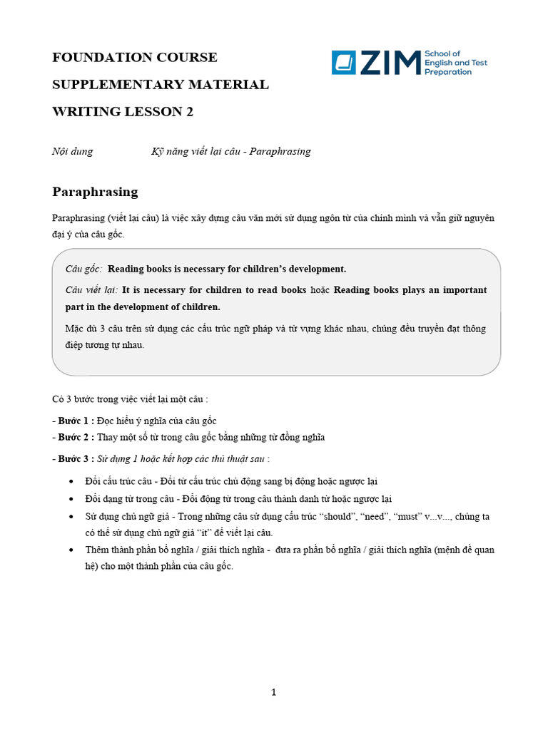 BTDK Found Writing 2 | PDF