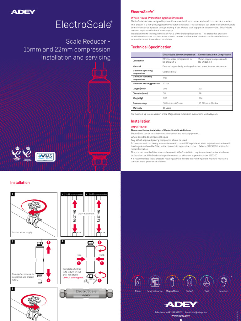 Electroscaleisguideaug 2019v2 | PDF | Water Heating | Water