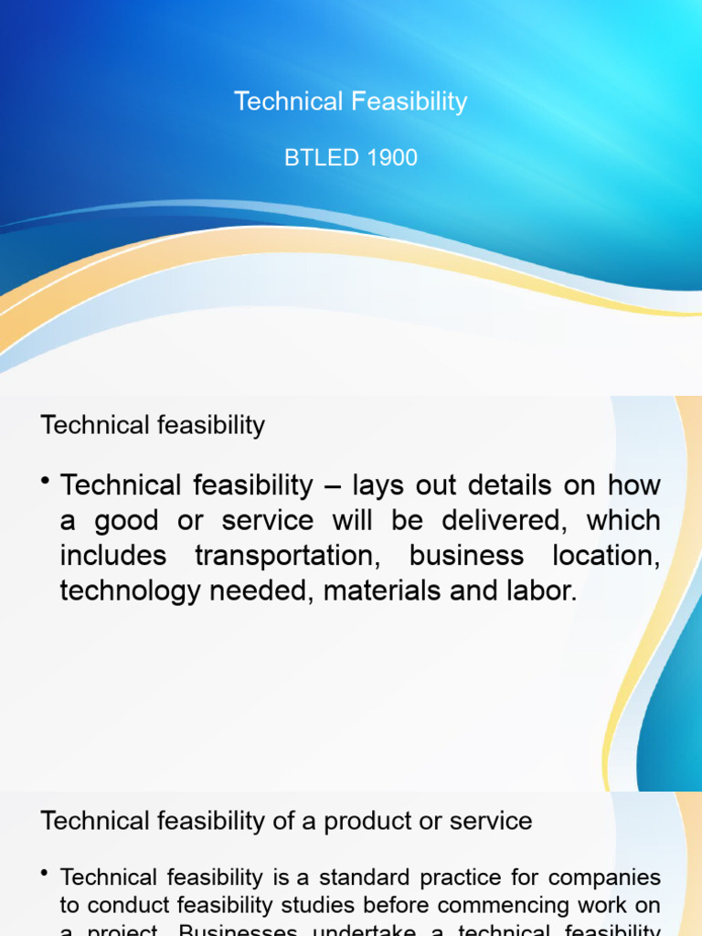 Bakery Technical Feasibility Guide | PDF | Bakery | Economies