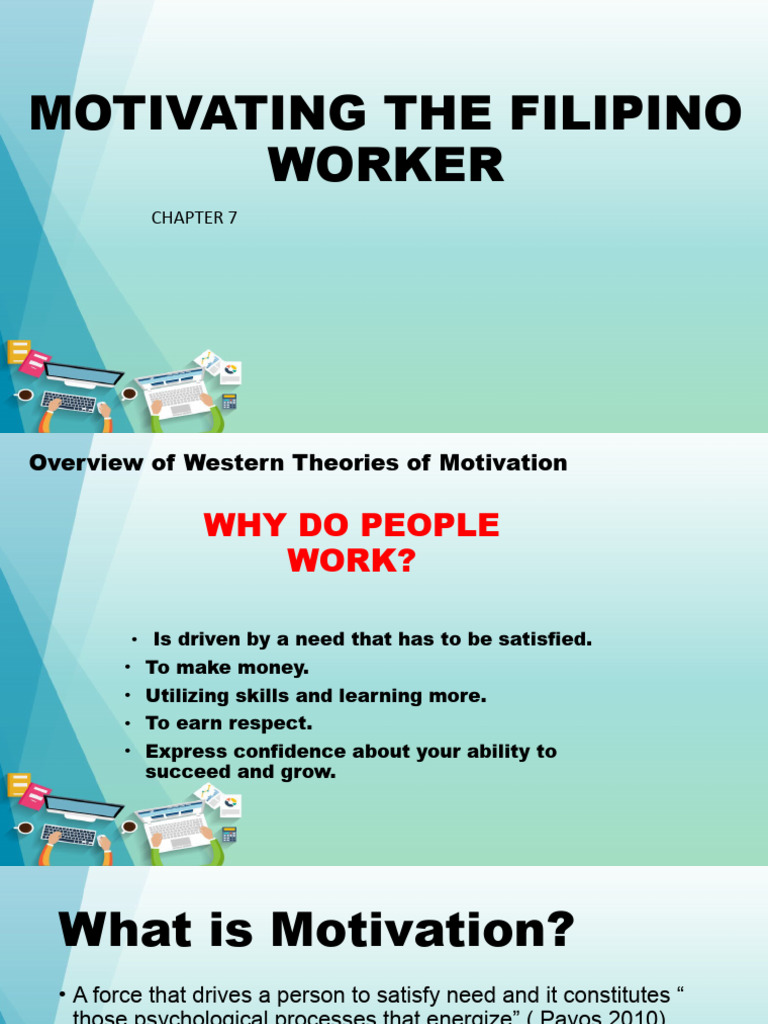 Motivating The Filipino Worker | PDF | Motivation | Motivational