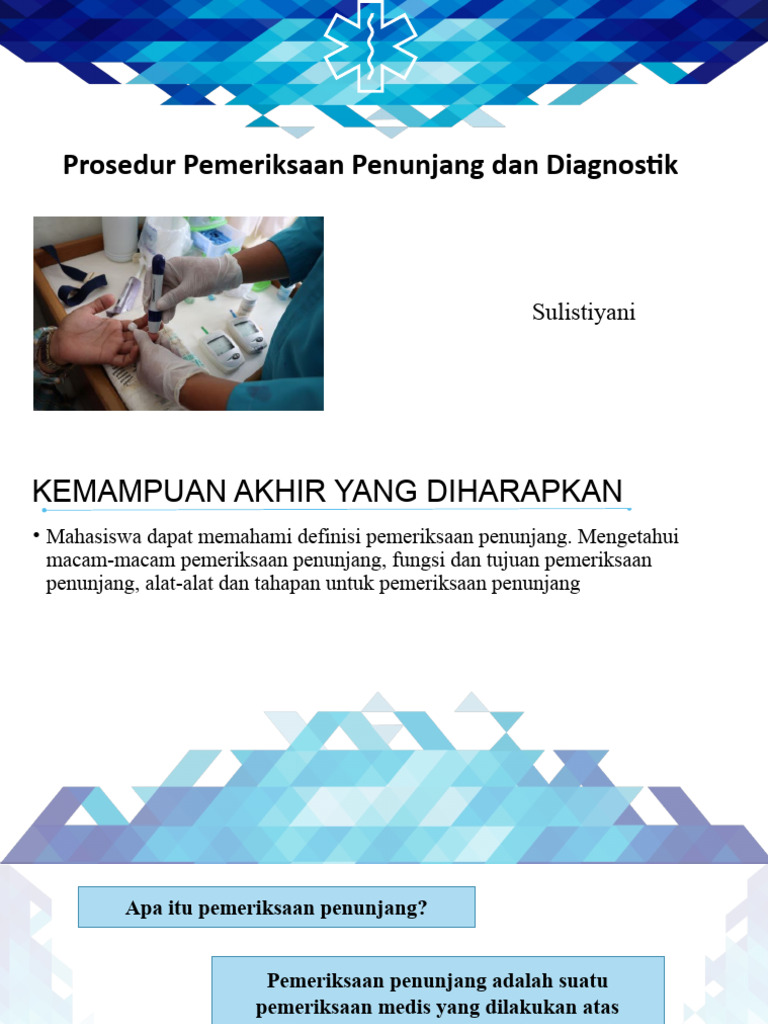 Pemeriksaan Penunjang Medis | PDF