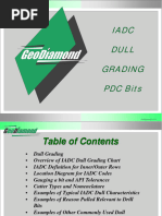 IADC Dull Bit Grading Overview | PDF | Drilling Rig | Civil Engineering
