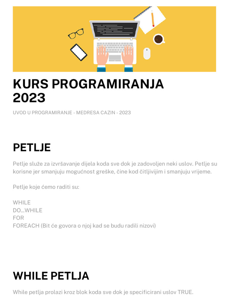 Petlje | PDF