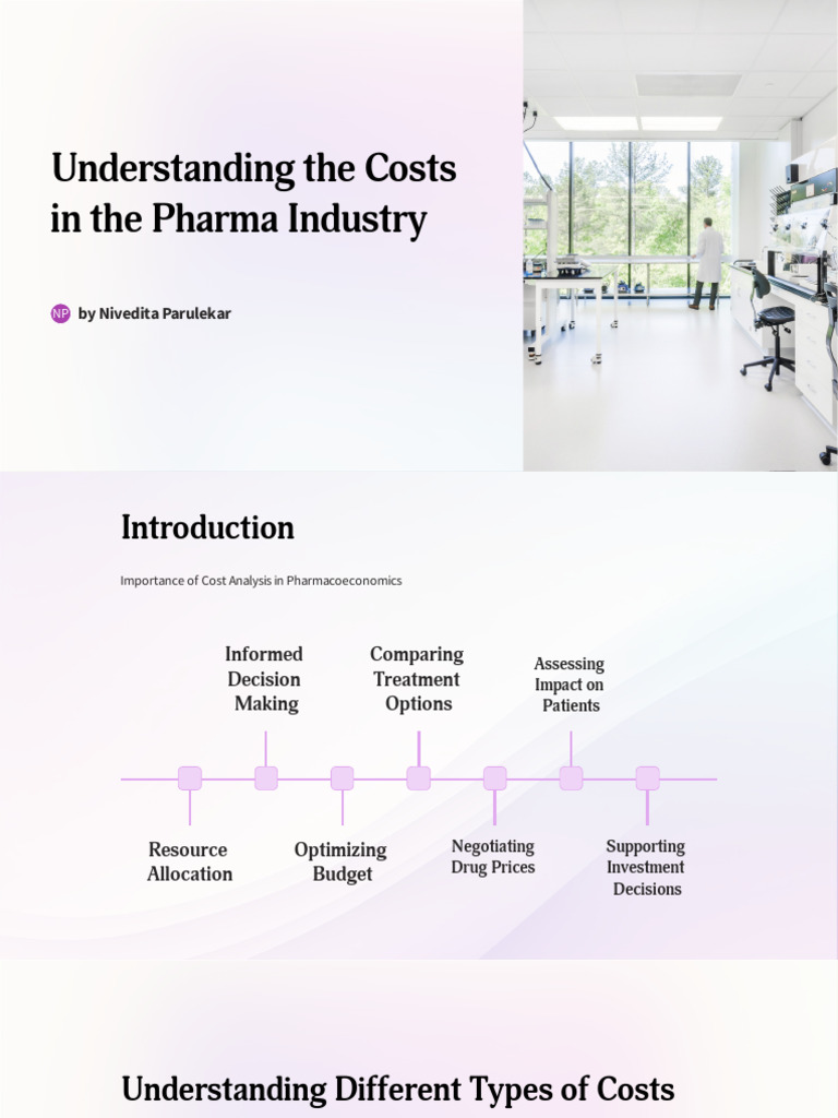 Pharmaceutical Cost Analysis Overview | PDF | Cost | Pharmaceutical ...
