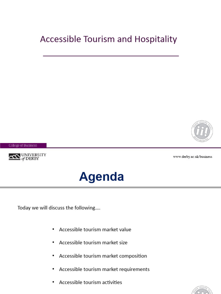 Accessible Tourism | PDF | Accessibility | Tourism