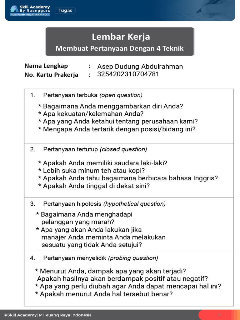 TPM 4 - Prakerja | PDF