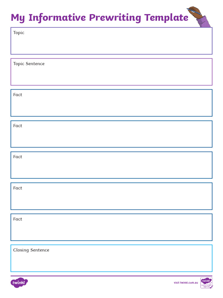 Au t2 e 41458 Informative Prewriting Structured Writing Template ...