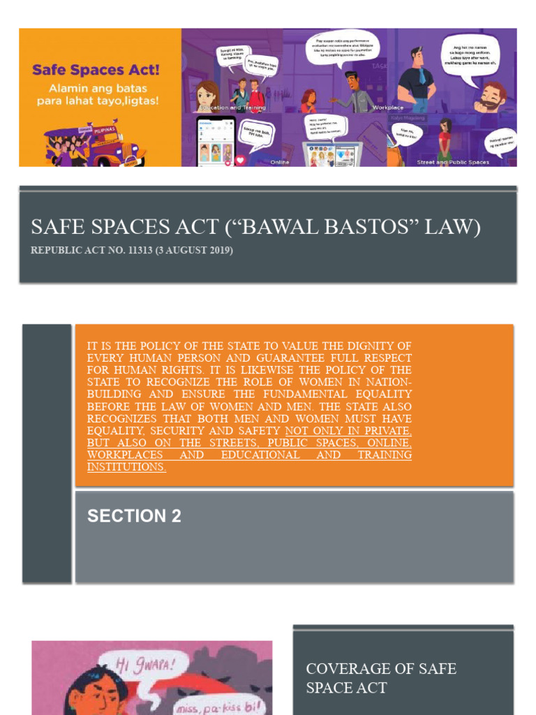 2022 Safe Spaces Act | PDF | Sexual Harassment | Stalking
