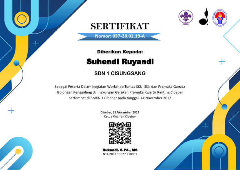 Sertifikat Suhendi Ruyandi | PDF