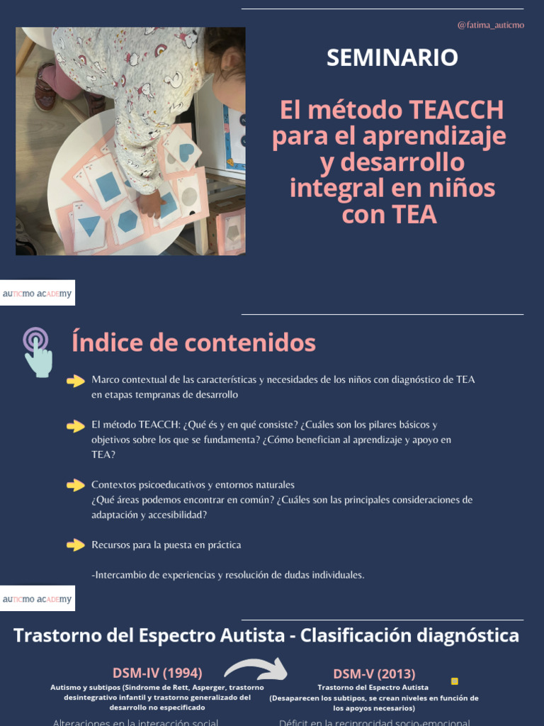 Seminario TEACCH | PDF | Espectro autista | Neurociencia