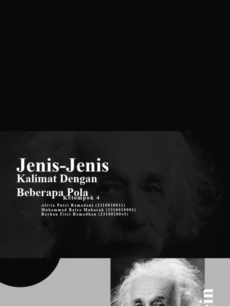 Albert Einstein Powerpoint Morph Animation Template Black Variant Pdf