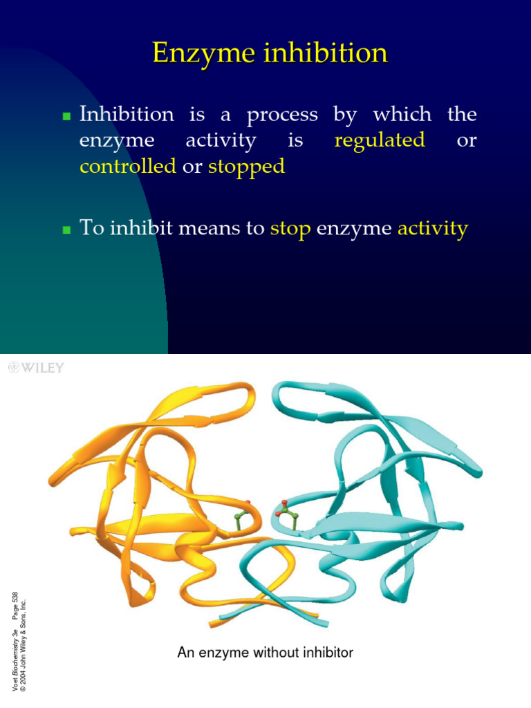 Enzymes-2-2 Inhibition | PDF | Enzyme Inhibitor | Enzyme