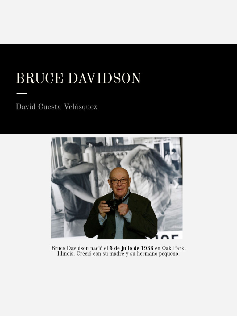 Bruce Davidson | PDF | Libros para adolescentes