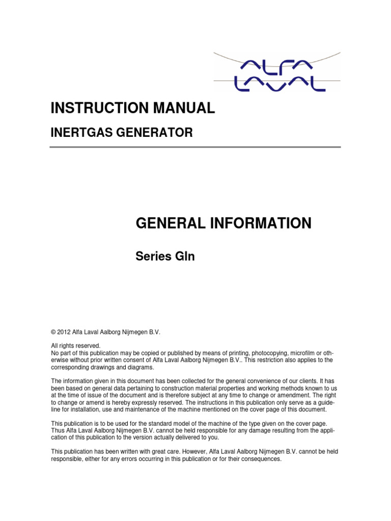 IGG Manual | PDF | Combustion | Valve