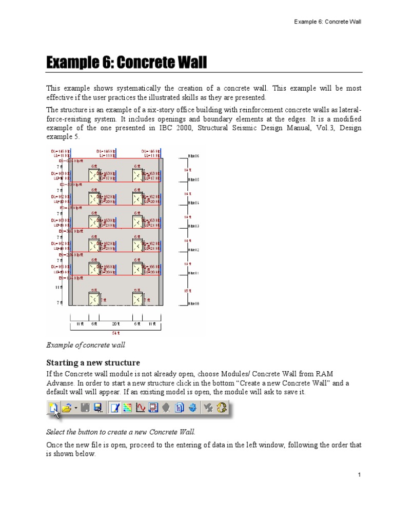 TutorialCW - Concrete Wall | PDF | Finite Element Method | Column