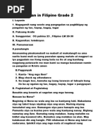 GRADE 2 DLP-Q3 - FILIPINO 2 - Paglalarawan NG Mga Bagay, Tao, Pangyayari, at Lugar | PDF