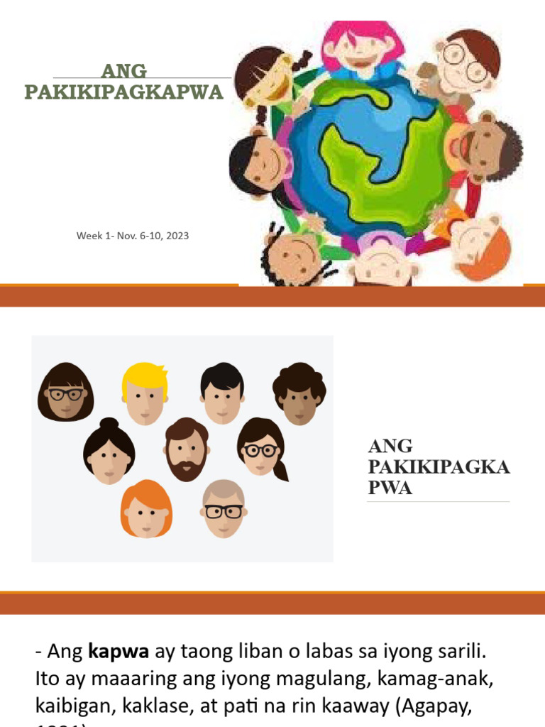 Esp 8 2qtwk1 2 Ang Pakikipagkapwa | PDF