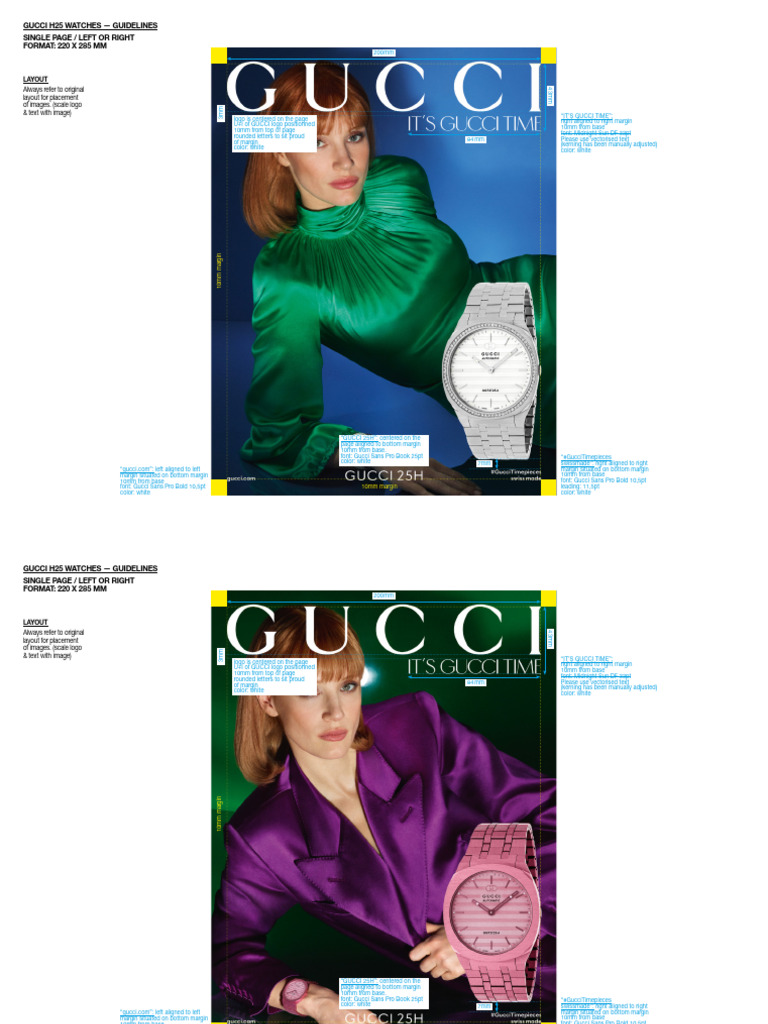 Gucci Main Campaign Guidelines | PDF | Encodings | Orthography