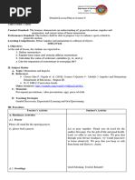 Science 9 Lesson Plan: Momentum Concepts | PDF | Momentum | Force