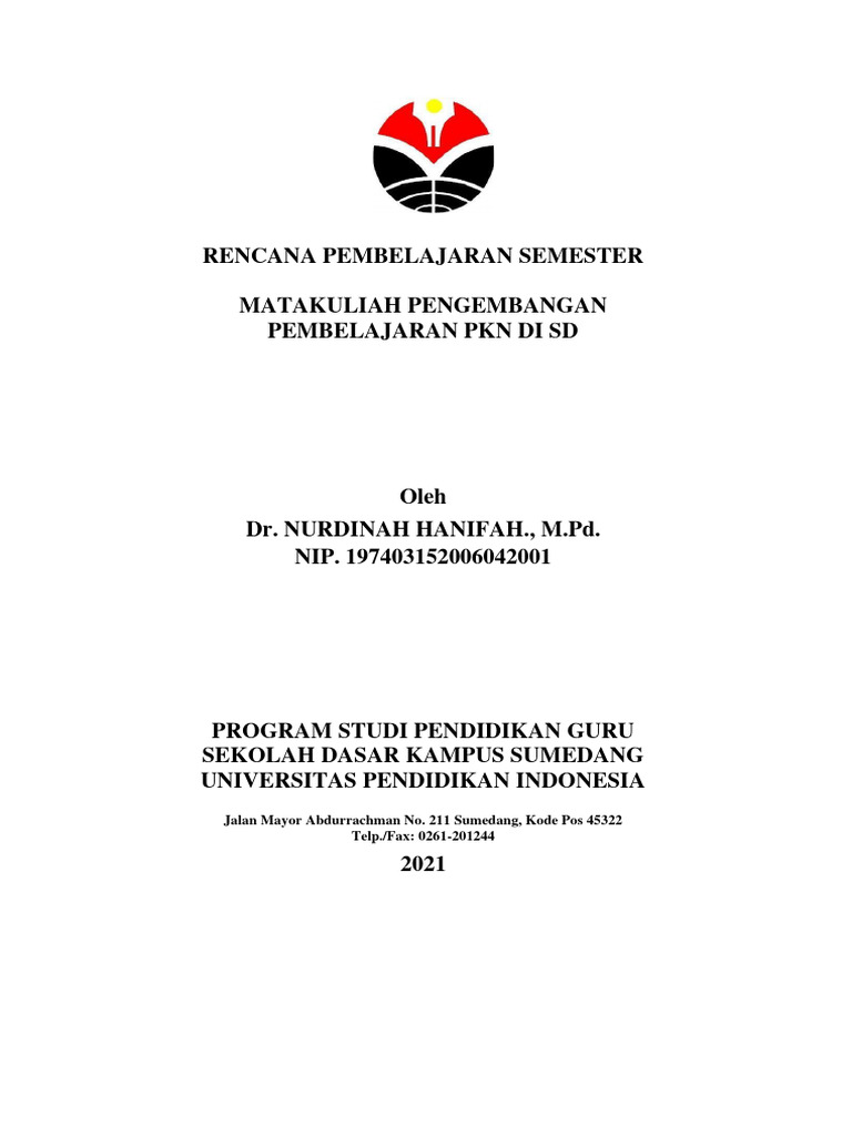 RPS Pengembangan Pembelajaran PKN | PDF | Karier & Perkembangan | Seni