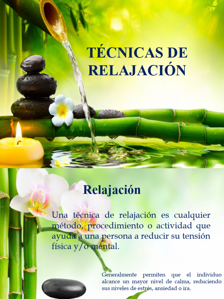 Técnicas de Relajación | PDF | Estilo de vida
