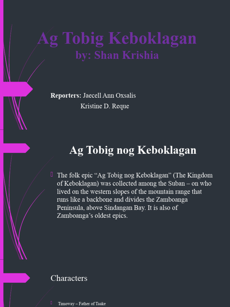 Ag Tobig Keboklagan | PDF | Folklore | Religious Belief And Doctrine