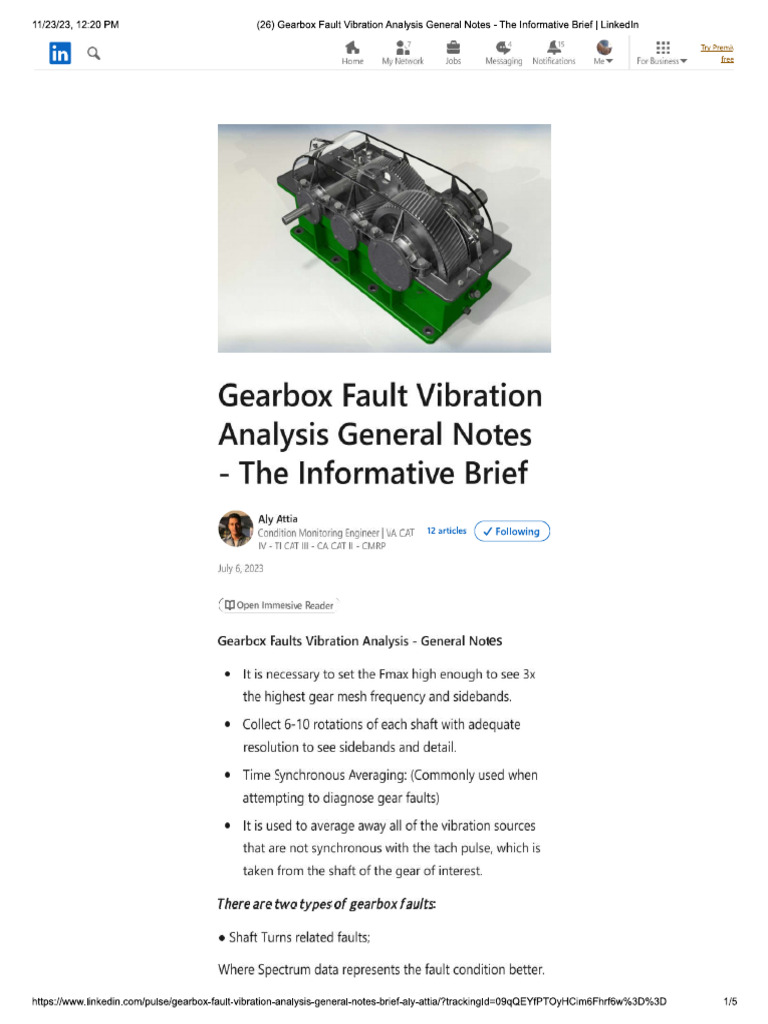 Gearbox Fault Vibration Analysis G Pdf