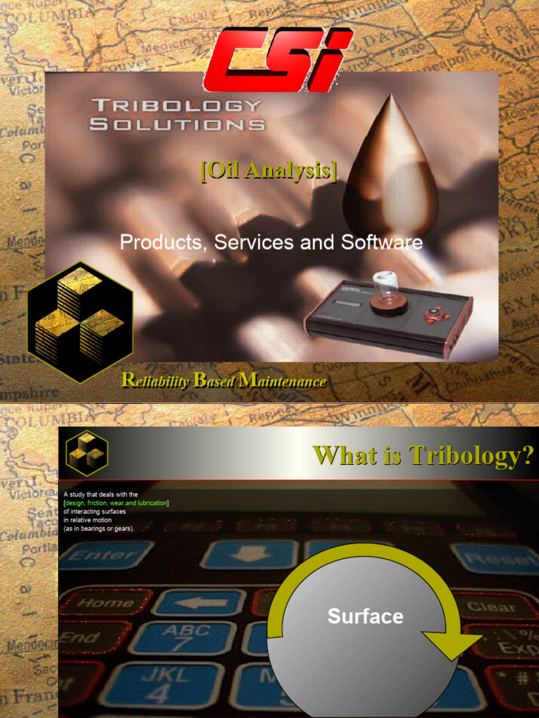 60 Minute Tribology Presentation | Download Free PDF | Wear | Bearing (Mechanical)