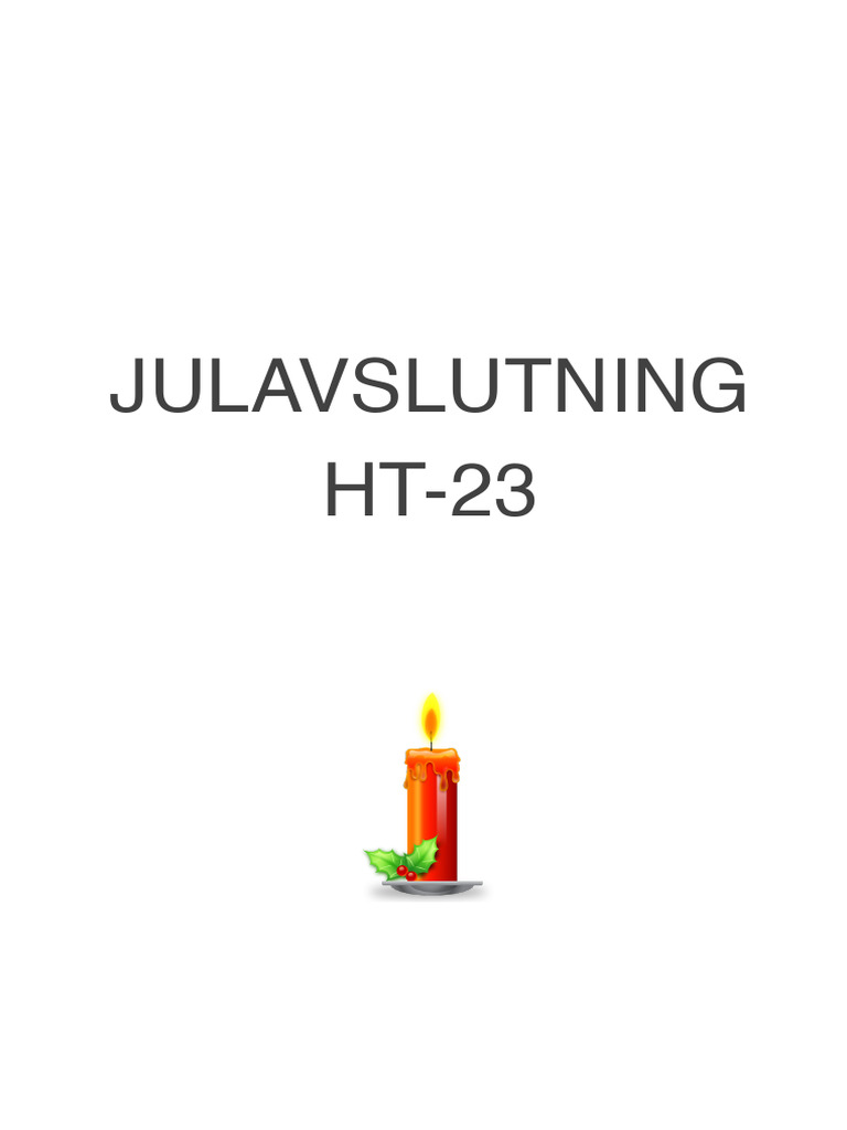 Julavslutning 23 | PDF