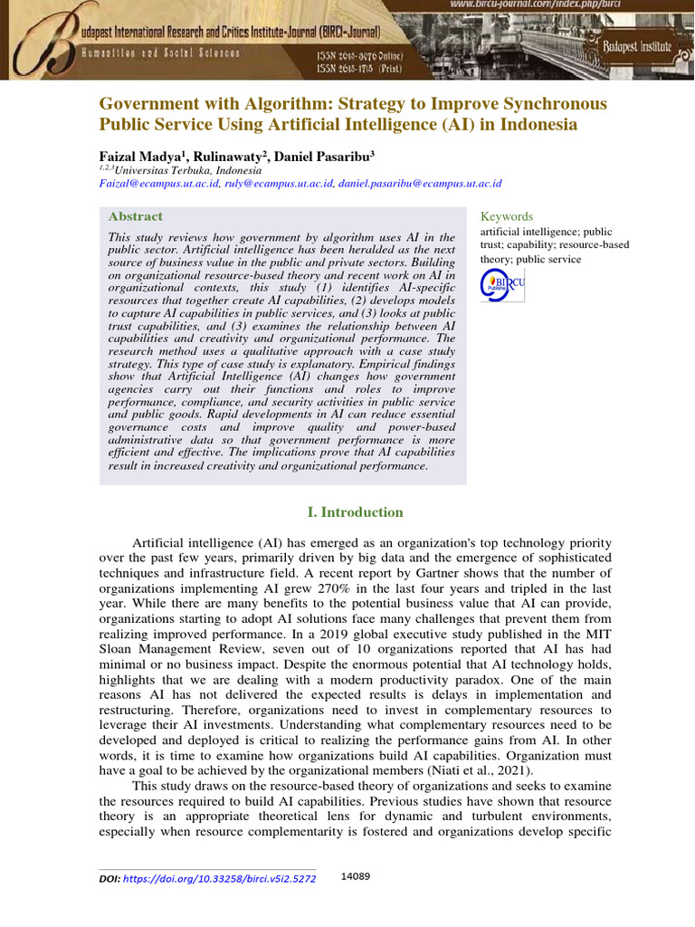 Government With Algorithm Strategy To Improve Sync | PDF | Artificial ...