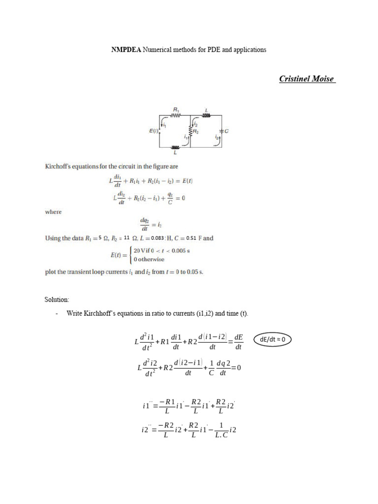NMPDEA Numerical Methods For PDE and Applications | PDF | Partial Differential Equation ...