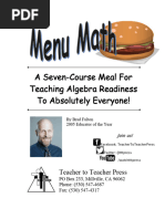 Math Applications in Restaurant Pricing | PDF | Correlation And ...