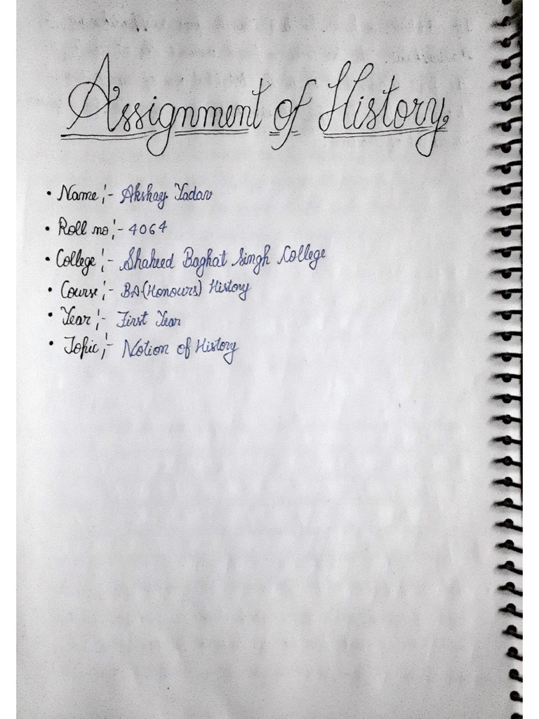 History Assignment 2 | PDF