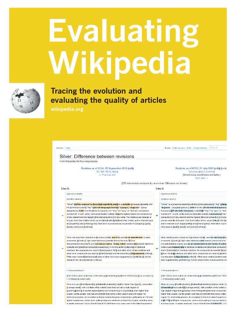 Wikipedia: A User's Guide | PDF | Wikipedia | Websites