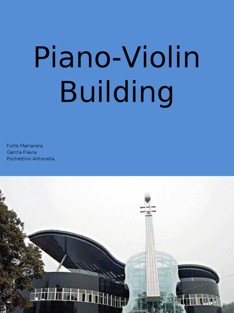 Unique Piano-Violin Building in Malibu | PDF