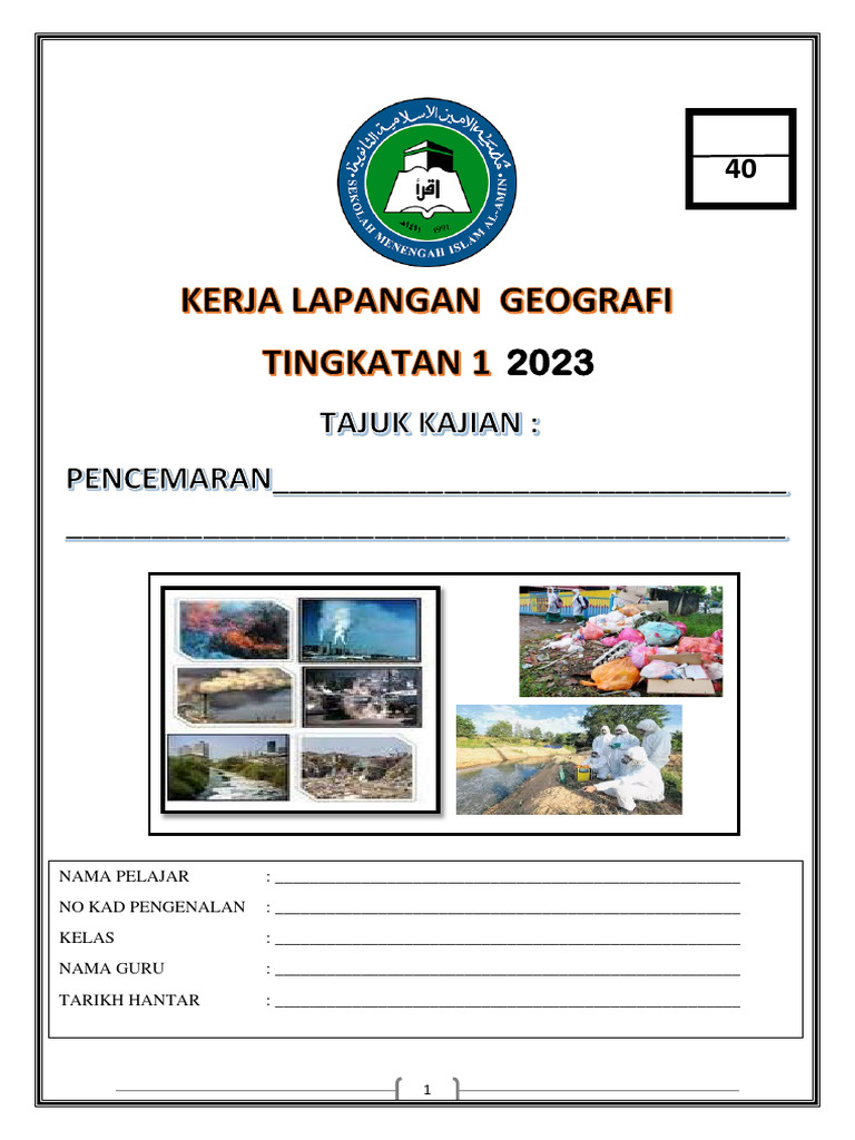 Format Kerja Lapangan Geo F1 2023 | PDF
