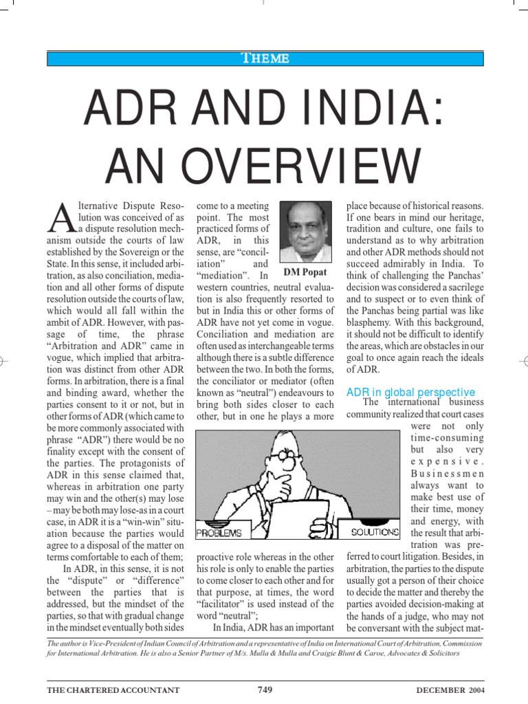 Adr in India | PDF